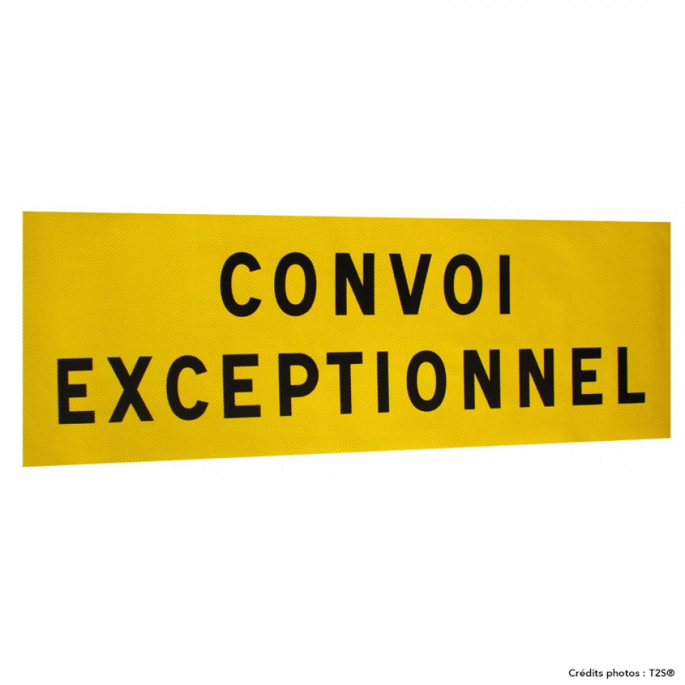 CONVOI EXCEPTIONNEL - Zebraflex® ~ Signalétique