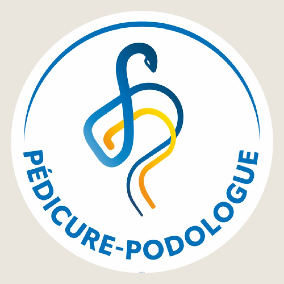 Autocollants insigne Pédicure-Podologue ~ Signalétique